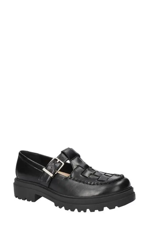 BELLA VITA Lug Sole Loafer - Black