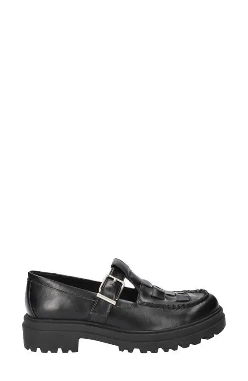 BELLA VITA Lug Sole Loafer - Black