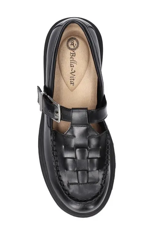 BELLA VITA Lug Sole Loafer - Black