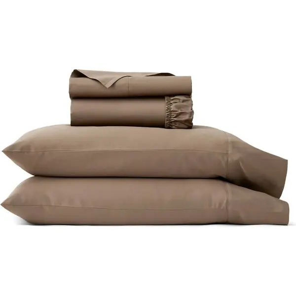 BOLL & BRANCH Signature Hemmed Sheet Set - Walnut