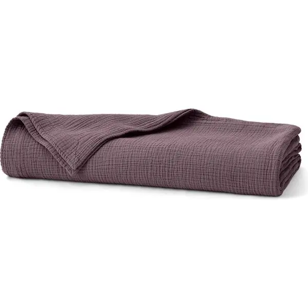 BOLL & BRANCH Dream Bed Blanket - Plum