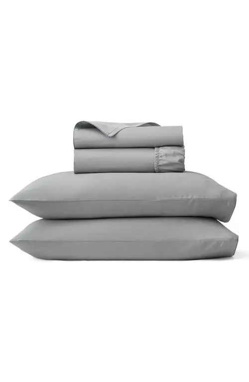BOLL & BRANCH Signature Piped Edge Sheet Set - Shore/bluestone