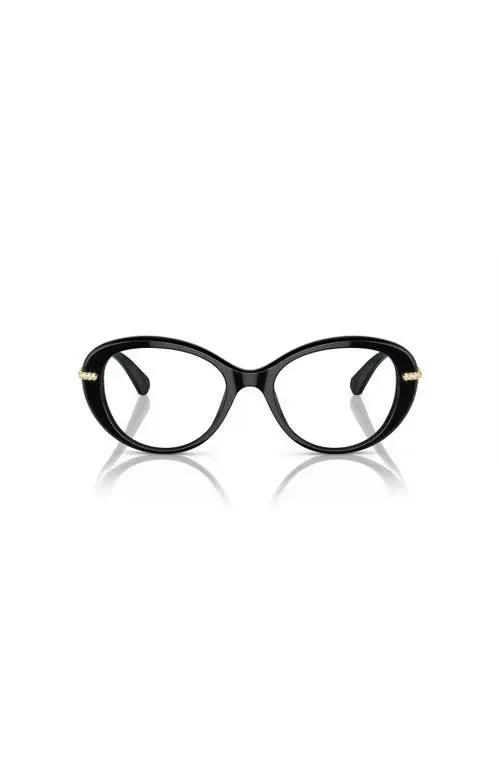 SWAROVSKI 52mm Oval Optical Glasses - Black