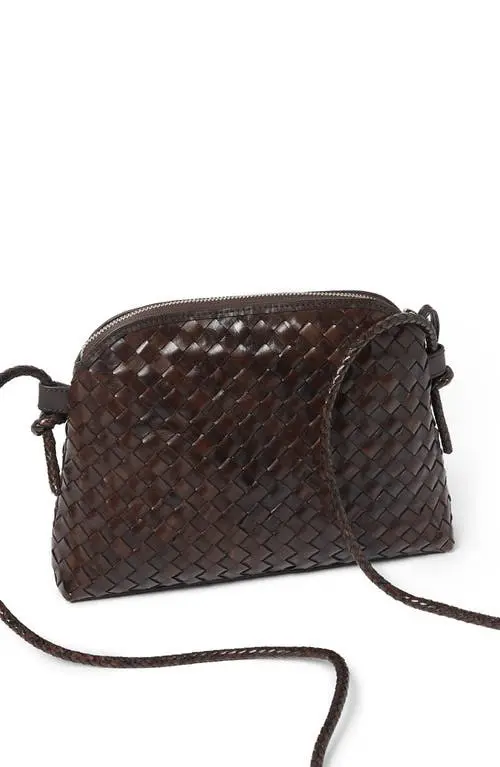 LOEFFLER RANDALL Mallory Woven Leather Crossbody Bag