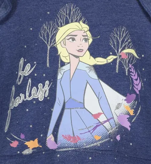 Disney Long Sleeve Tulle Dress - Queen Elsa Purple Purple