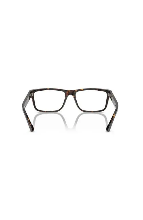 FERRARI Rectangle Full Rim Acetate Eyeglasses - Tortoise