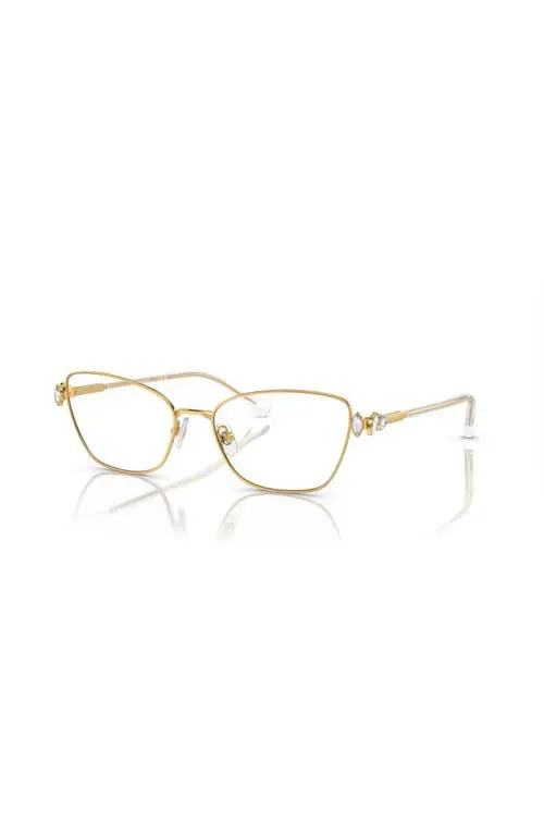 SWAROVSKI Rectangle Optical Glasses - Gold