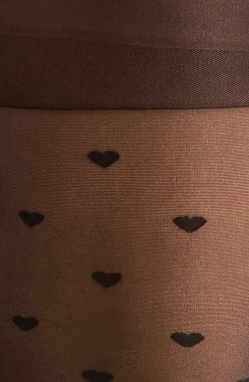 Nordstrom Heart Jacquard Tights