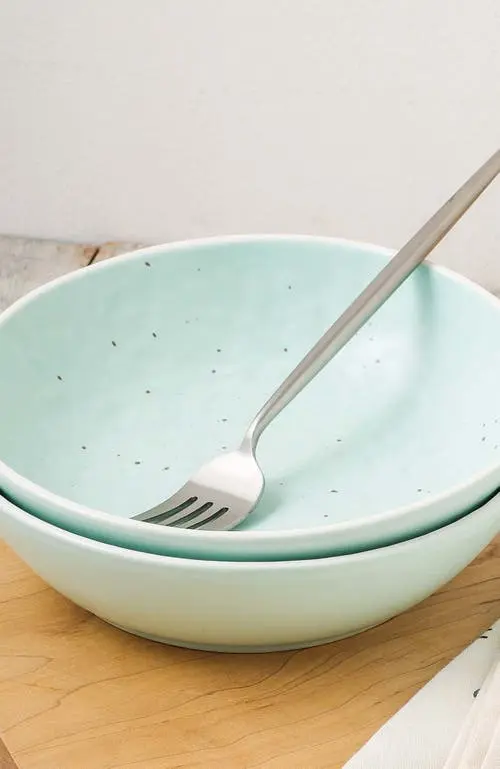 STONE + LAIN Elena Stoneware 4-piece Bowl Set