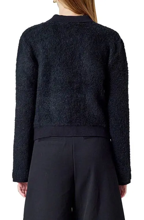 Endless Rose Embellished Knit Jacket
