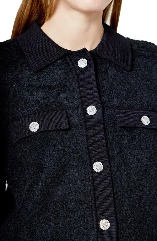 Endless Rose Embellished Knit Jacket