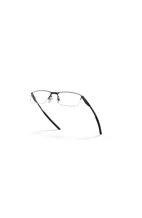 Oakley 54mm Rectangle Optical Glasses - Black
