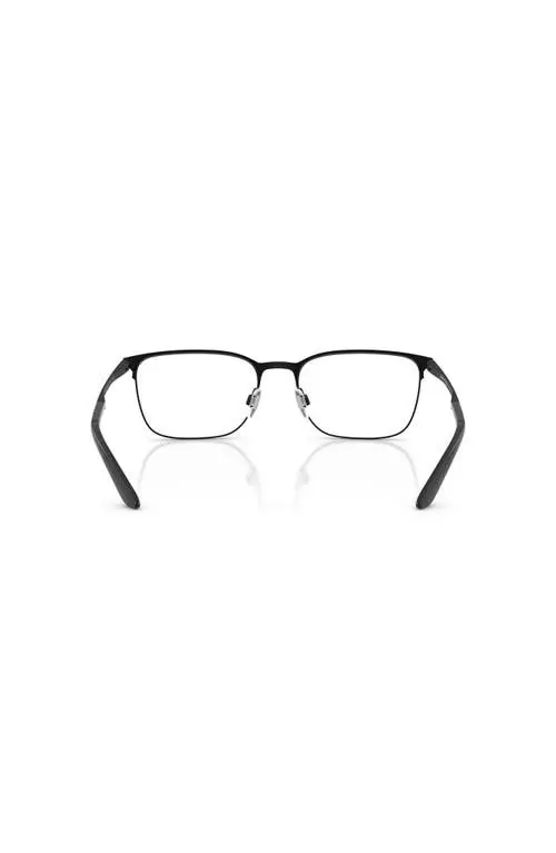 Giorgio Armani 53mm Square Optical Glasses - Black