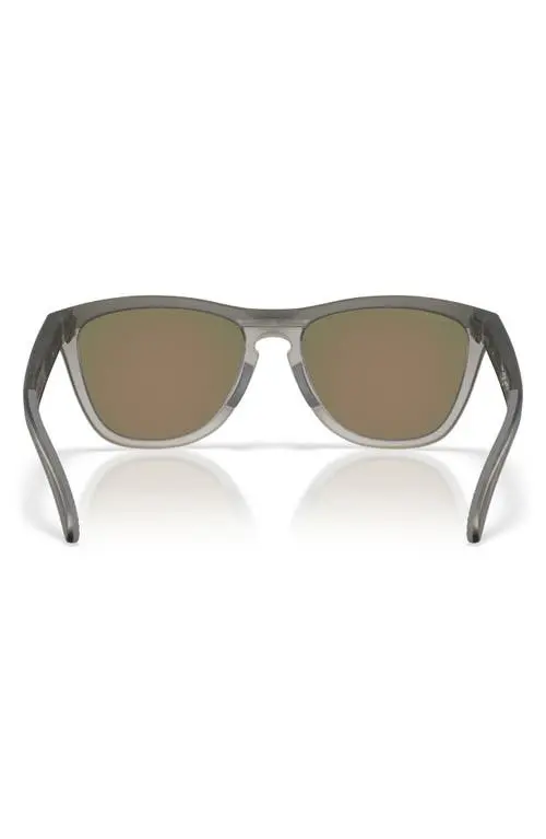 Oakley Frogskins™ Round Sunglasses - Matte Grey Smoke/grey Ruby