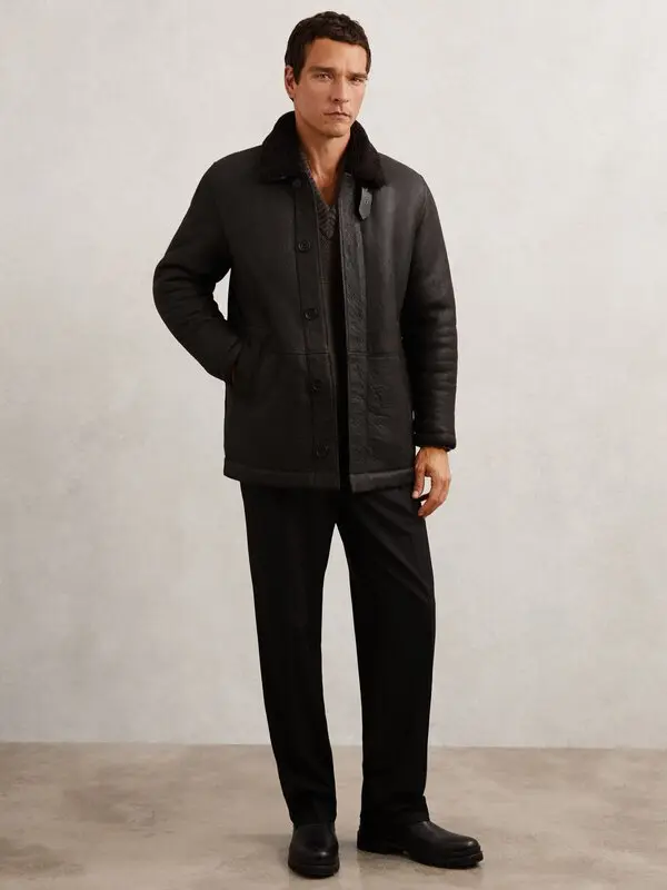 REISS Raven Shearling Jacket
