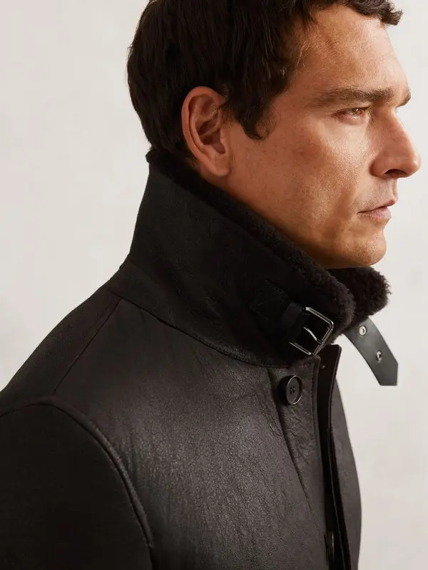 REISS Raven Shearling Jacket