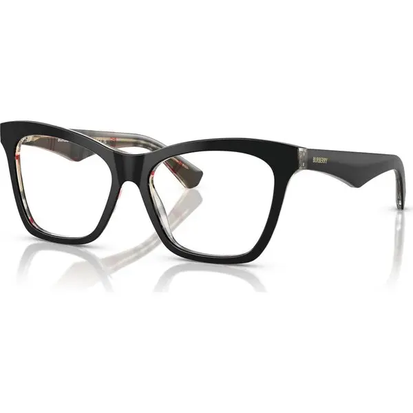 Burberry 52mm Cat Eye Optical Glasses - Black