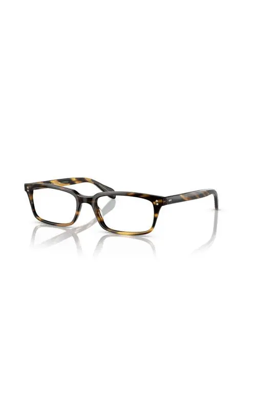 Oliver Spencer 53mm Rectangle Optical Glasses - Black