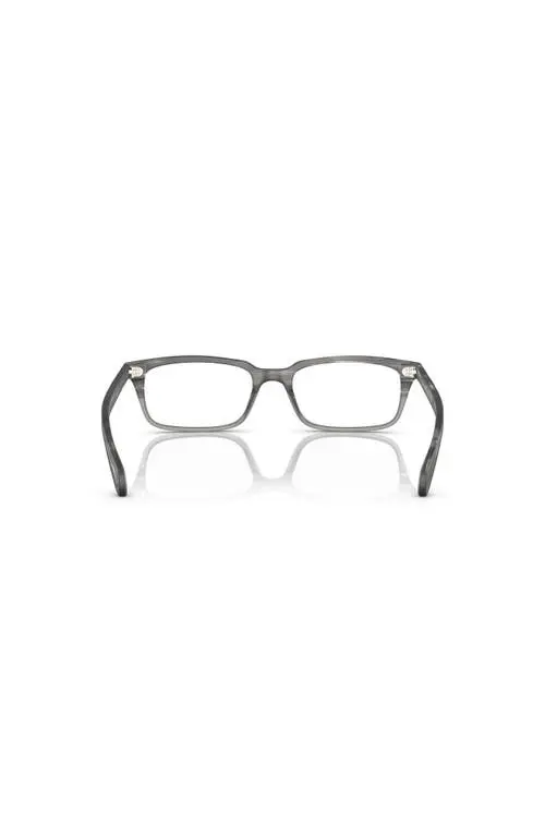 Oliver Spencer 53mm Rectangle Optical Glasses - Grey