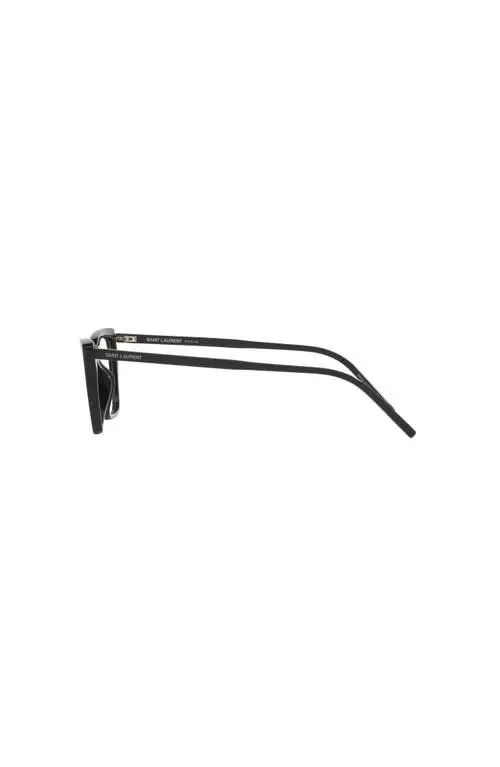 Saint Laurent 54mm Rectangle Optical Glasses - Black