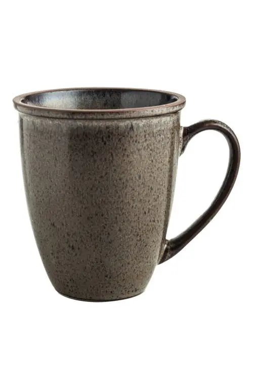STONE + LAIN Tina Stoneware 4-piece Mug Set - Green And Beige
