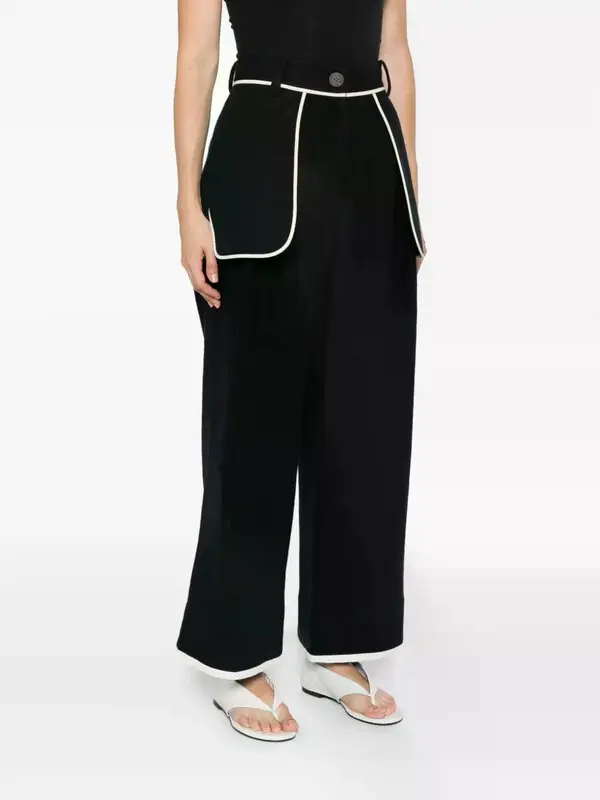 Soh Contrasting-trim Trousers