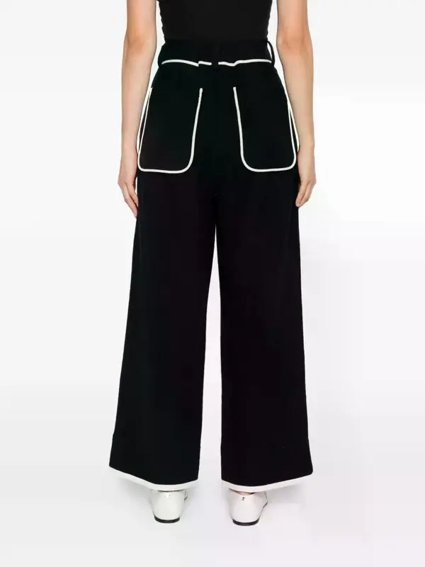 Soh Contrasting-trim Trousers