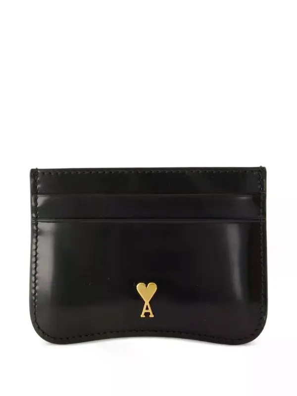 Ami Leather Cardholder - Black
