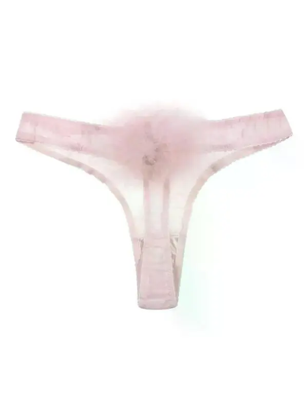 GILDA & PEARL Diana Pompom Thong - Pink