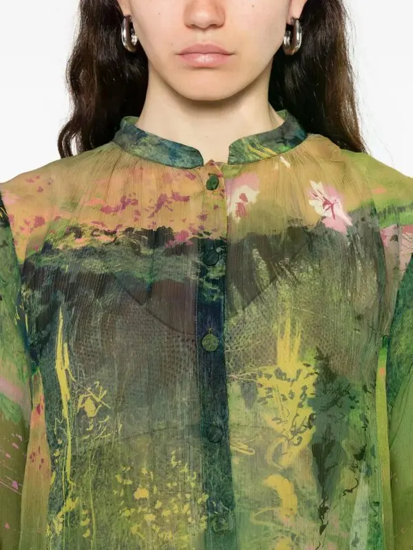 YAVI Printed Blouse
