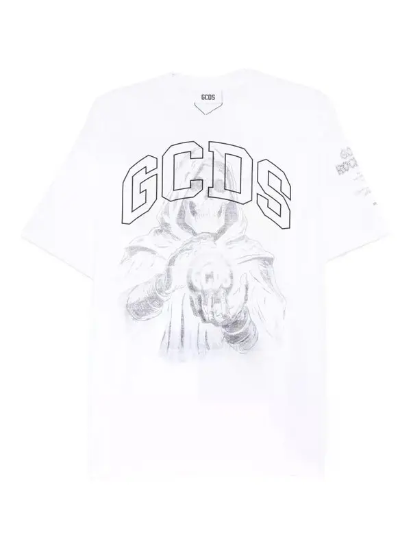 Gcds Logo-print T-shirt - White