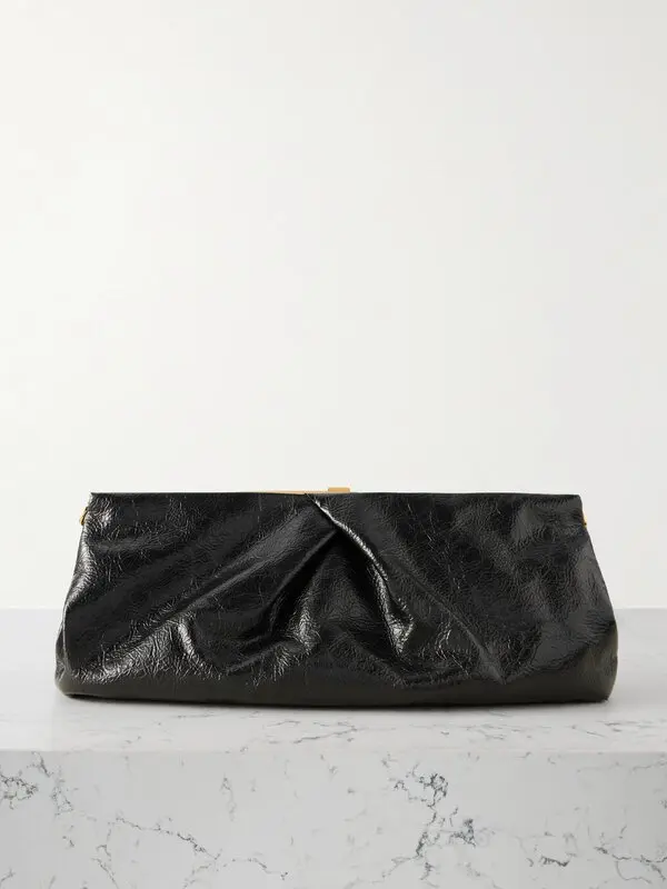 Dries Van Noten Leather Clutch