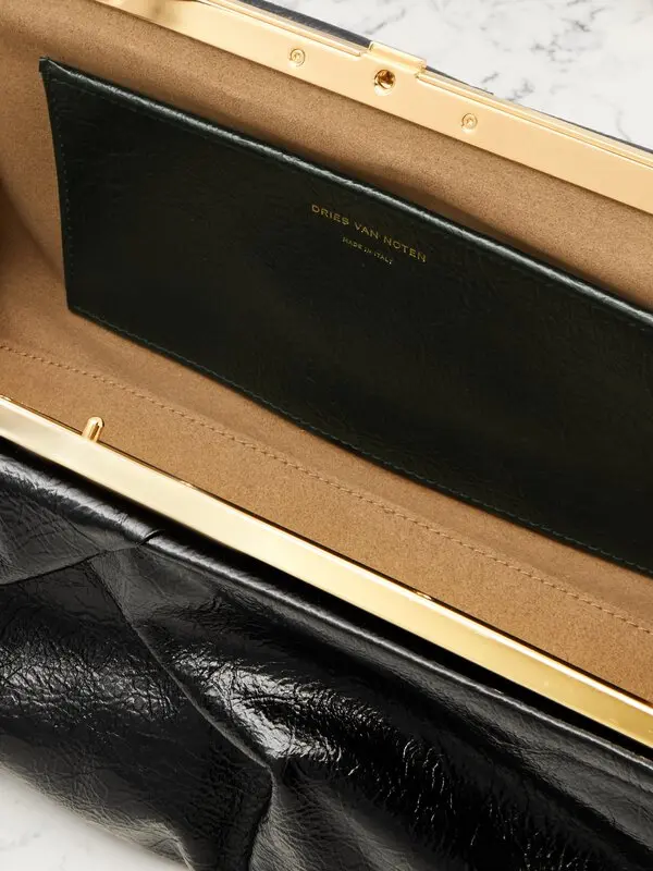 Dries Van Noten Leather Clutch