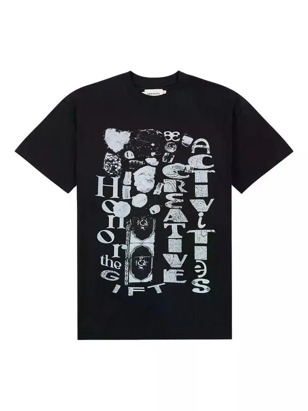 HONOR THE GIFT Creative T-shirt - Black
