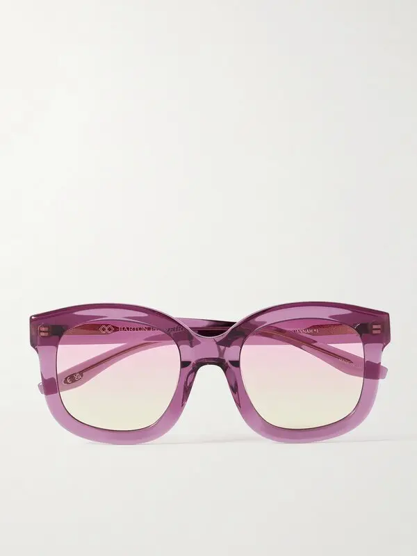 Barton Perreira Quannah D-frame Sunglasses - Pink