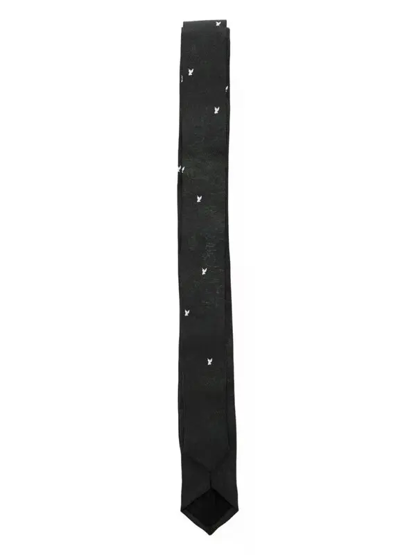 MASU Bird-print Neck Tie
