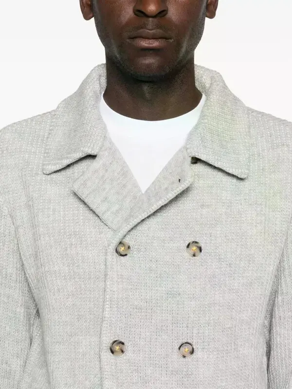 MANUEL RITZ Double-breasted Knitted Blazer
