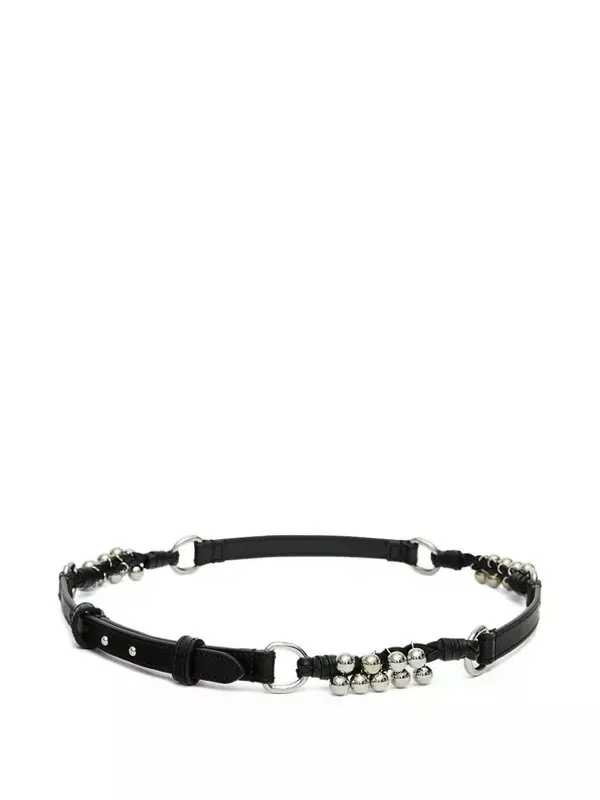 Isabel Marant Grimsby Leather Belt - Black