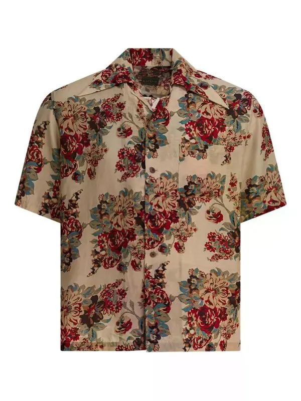 Kapital Floral Button Shirt - Neutrals