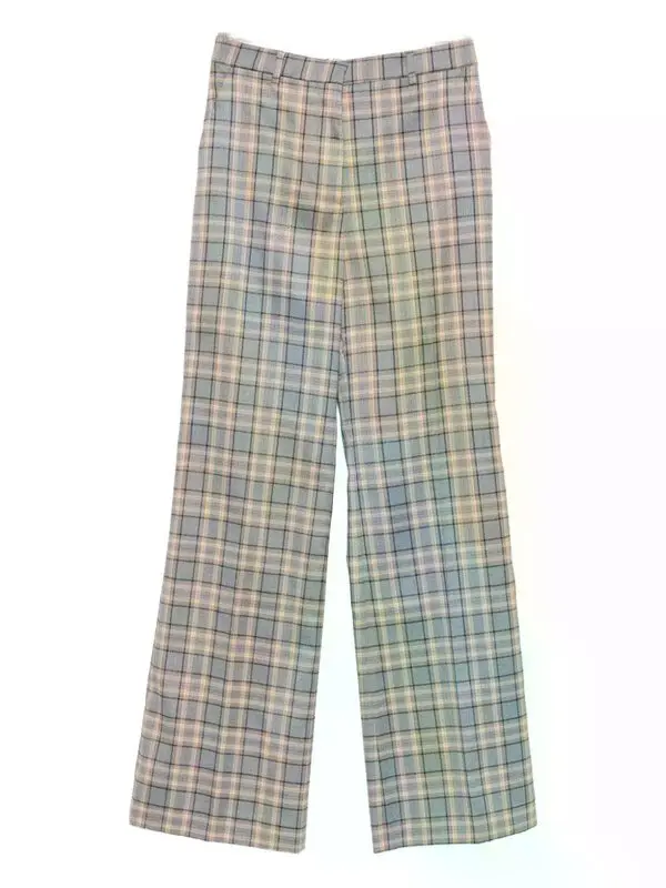MANUEL RITZ Check Pattern Trousers
