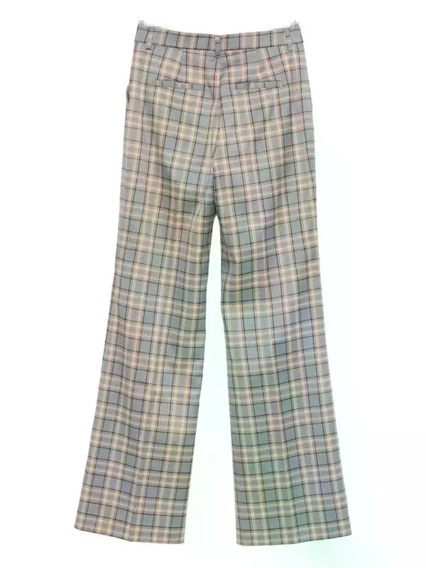MANUEL RITZ Check Pattern Trousers