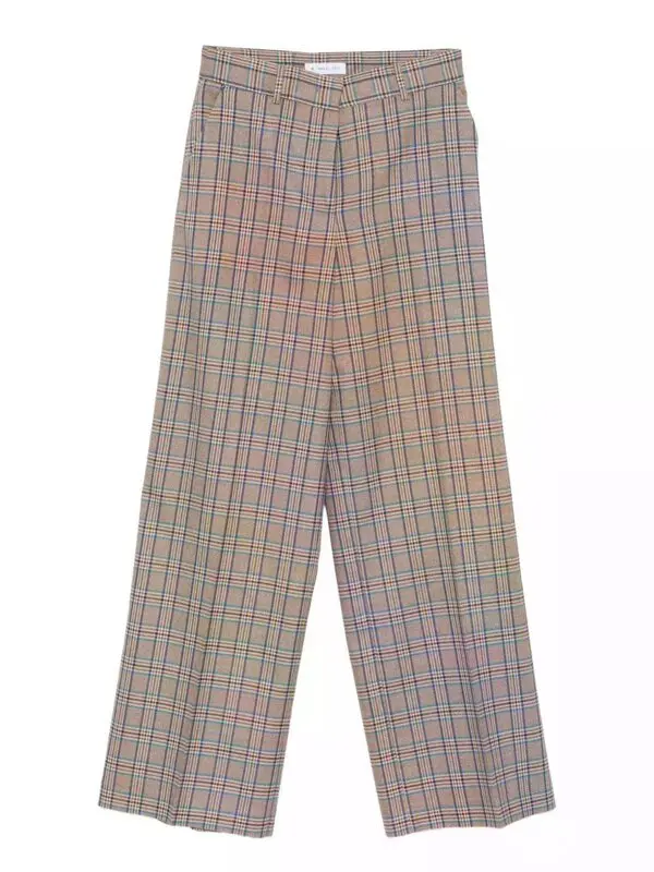 MANUEL RITZ Checked Straight Trousers