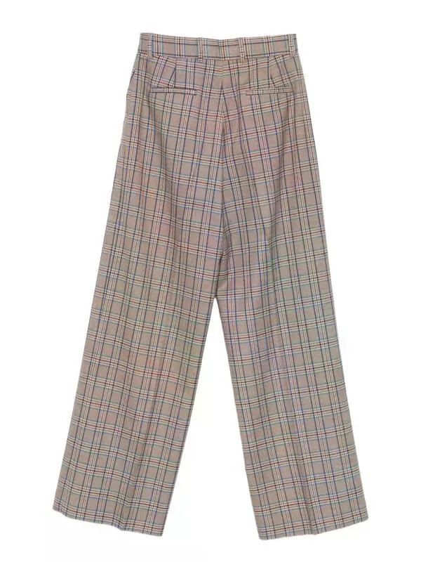 MANUEL RITZ Checked Straight Trousers