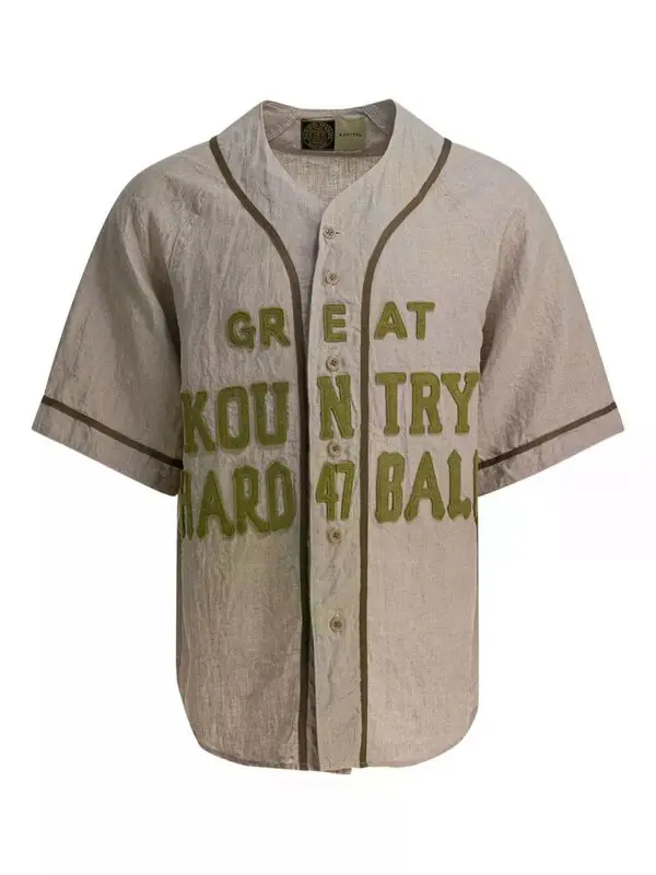 Kapital Appliqué Button Shirt