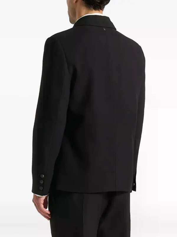 Manière De Voir Alec Double-breasted Contrast-lapel Blazer