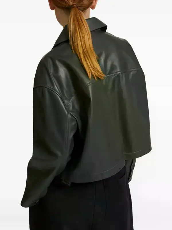 YVES SALOMON Flap-pocket Leather Jacket