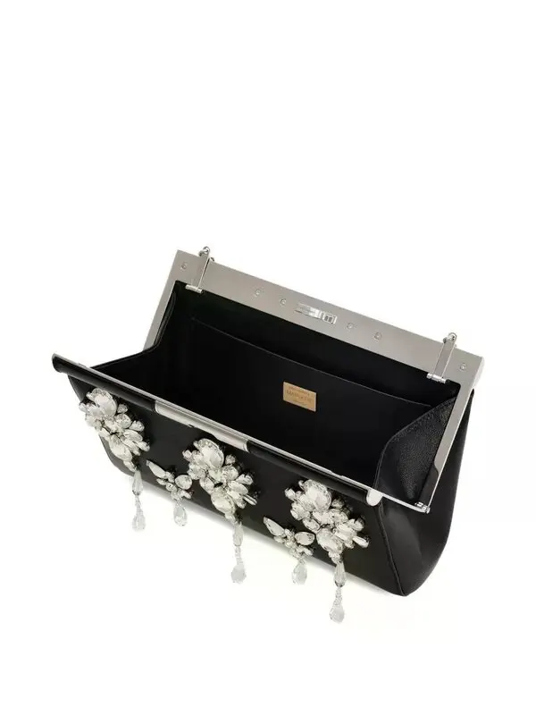 Dolce & Gabbana Crystal-embellished Clasp Clutch