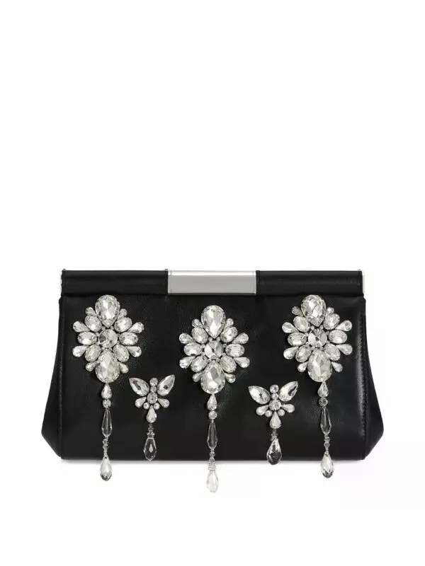 Dolce & Gabbana Crystal-embellished Clasp Clutch