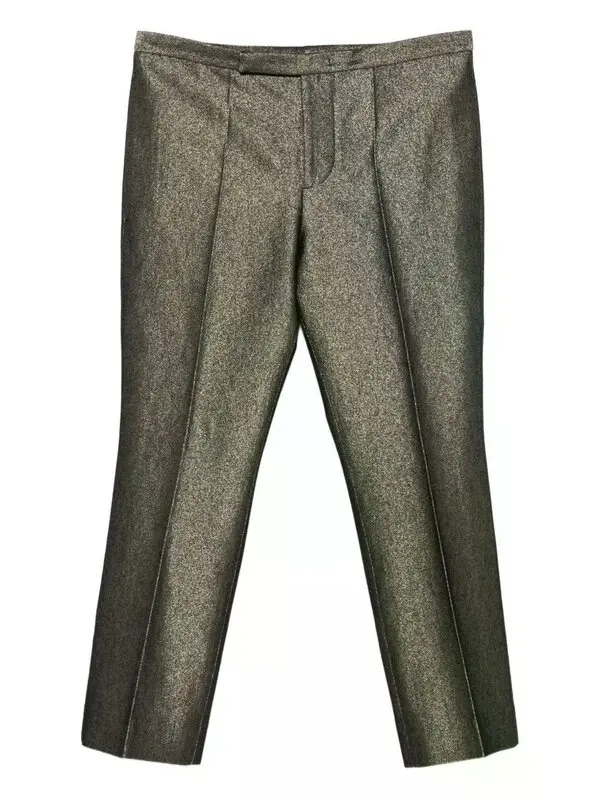SAPIO Metallic Straight Trousers - Grey