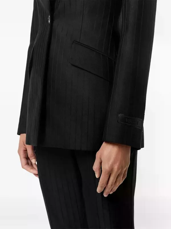 Versace Pinstripe Single-breasted Blazer